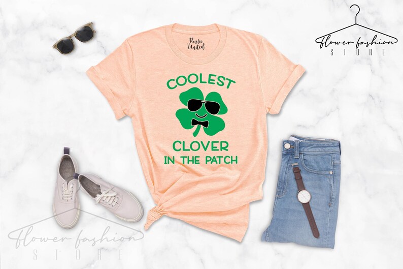 Boy's Clover St. Patrick's Day Shirt, Toddler Irish Tee - Etsy