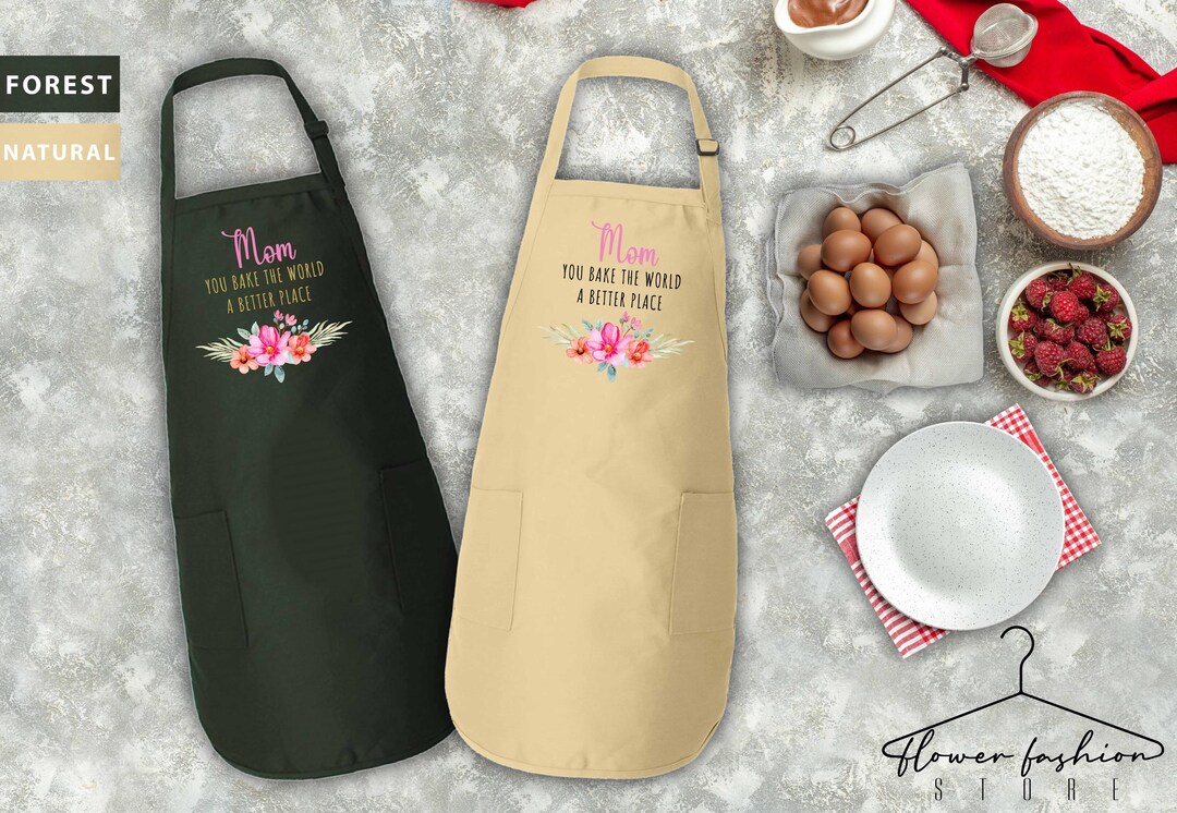 Personalized Mom Apron, Funny Baking Gift - Etsy