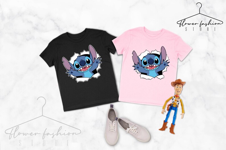 Funny Alien Peek Out Shirt,adorable Cartoon Tee,kids Fun Graphic Top ...