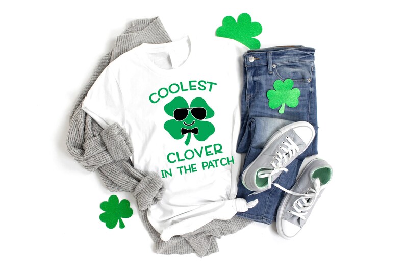 Boy's Clover St. Patrick's Day Shirt, Toddler Irish Tee - Etsy