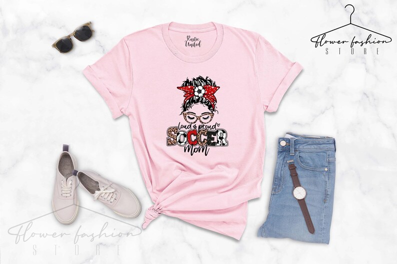 Soccer Mom T-shirt, Loud & Proud Game Day Shirt - Etsy
