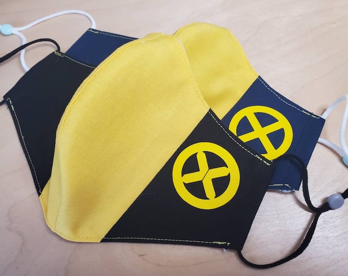 X-men Classic Costume Inspired Cotton Face Mask - Etsy