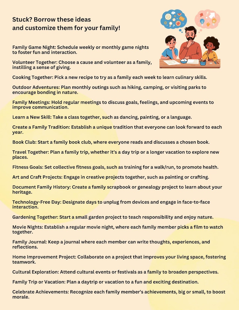 Family Goal Setting Workbook SMART Goals for Kids & Parents Printable ...