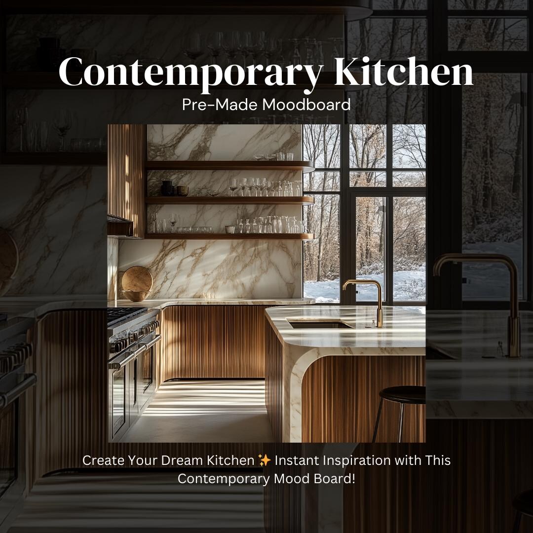 Contemporary Kitchen Mood Board | Kitchen Design | Interior Design | E ...