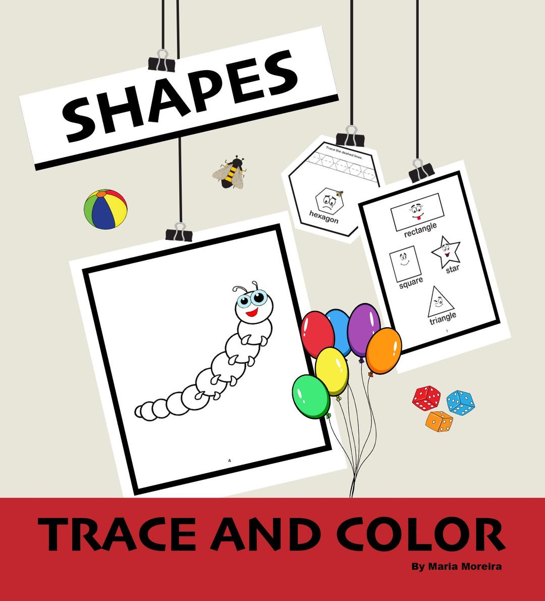Shapes , Kids Activity, Toddler Activity, Printable , Traceable ...