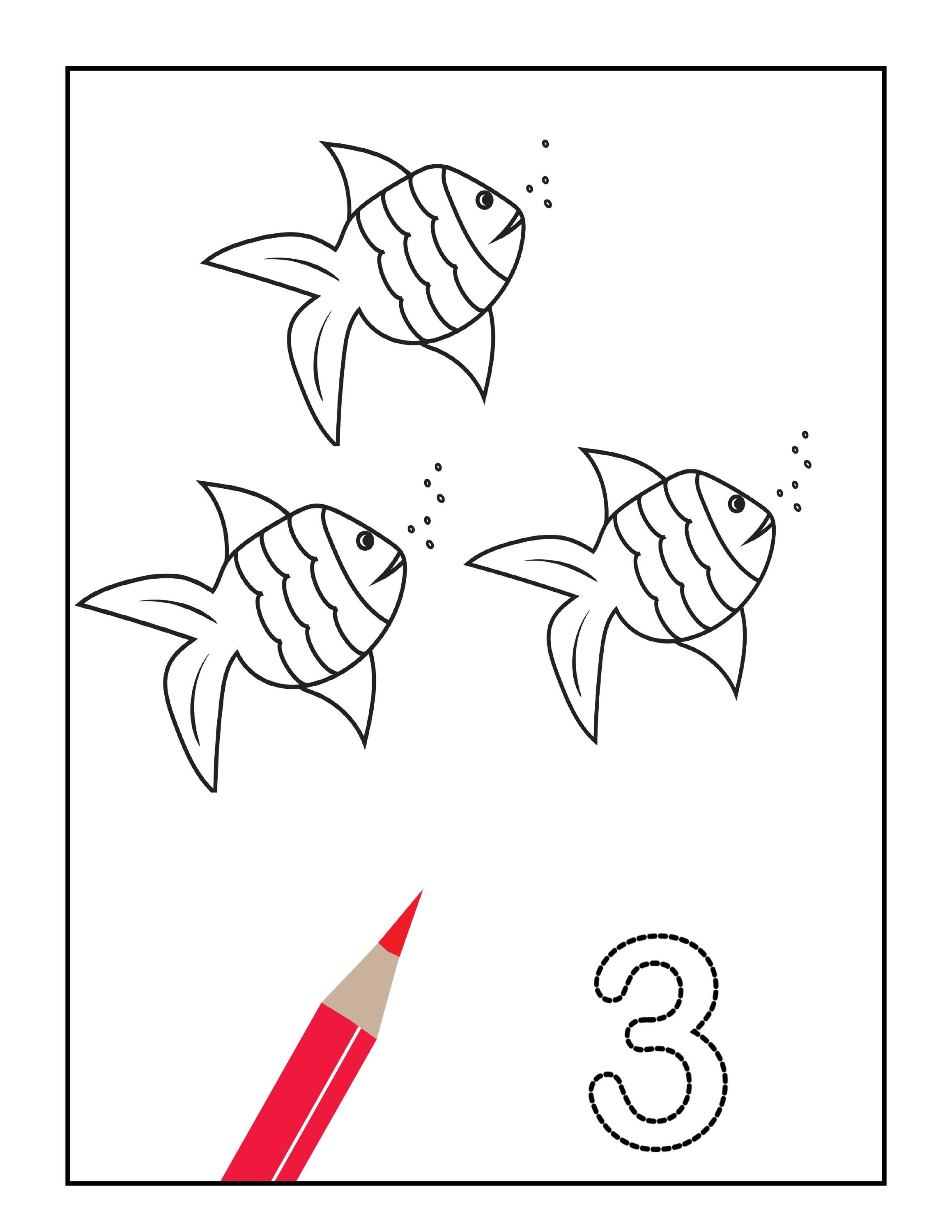 Count and Color, Coloring Pages, Match the Numbers, Coloring Numbers ...