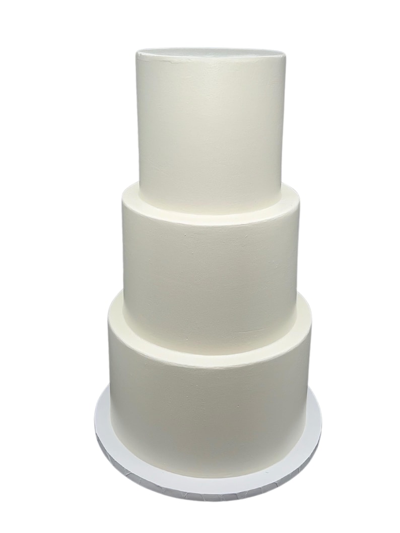 Custom 3-tier Fake Cake Display 18" Tall– Elegant & Realistic Event ...