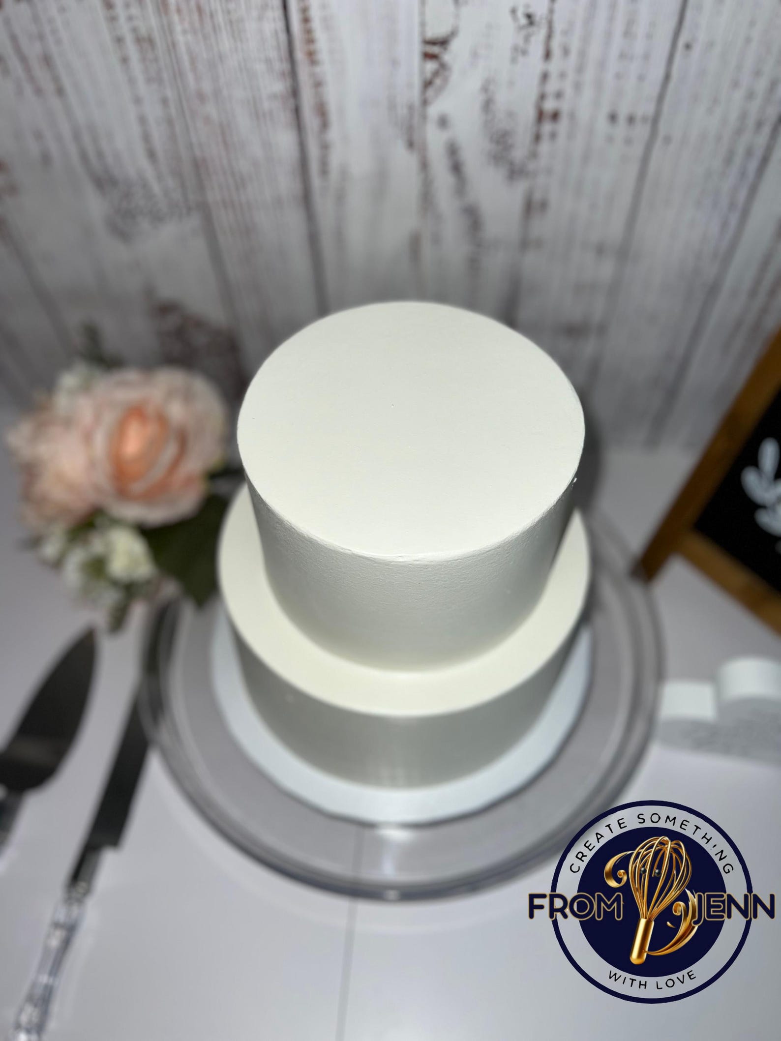 Two Tier Fake Cake 8" Tall - Etsy