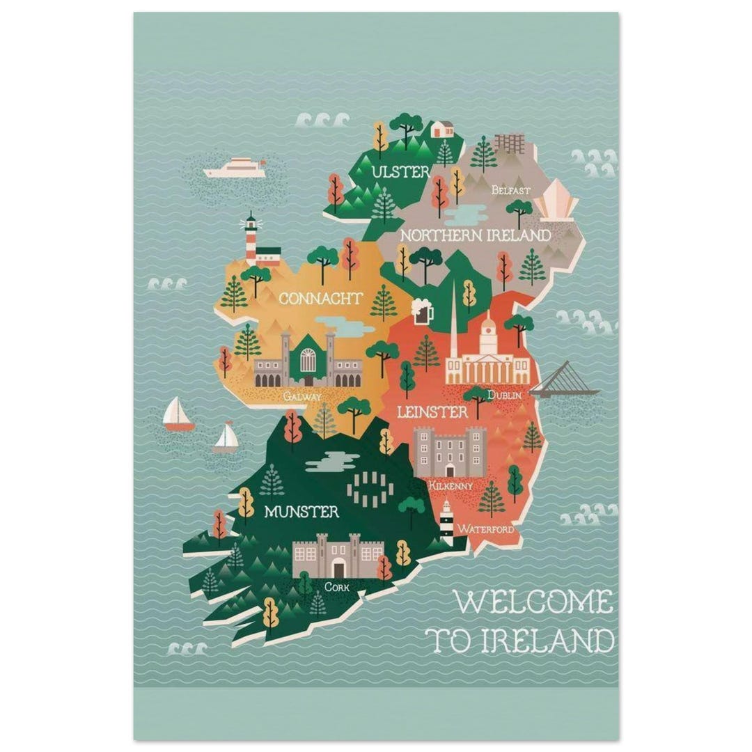 Welcome to Ireland | Poster - Etsy