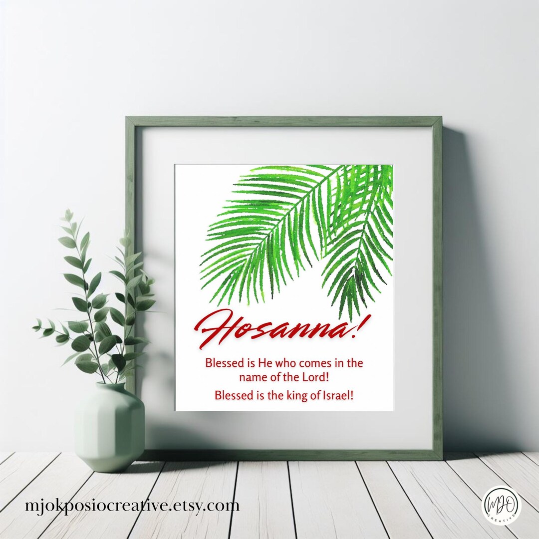 Holy Week Wall Decor Printable Bundle - 5 Hi Res Images to Print and ...