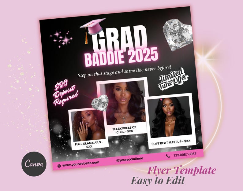 Grad Baddie 2025 Salon Deals, Hair, Nails, Lashes, Makeup & Beauty ...