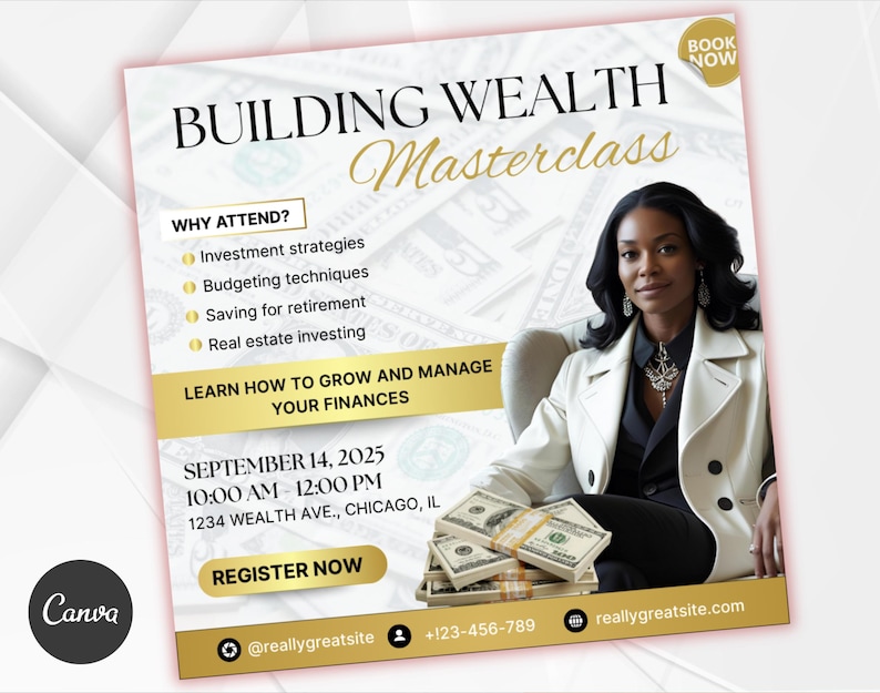 Building Wealth Masterclass | Financial Seminar | Money Mindset ...