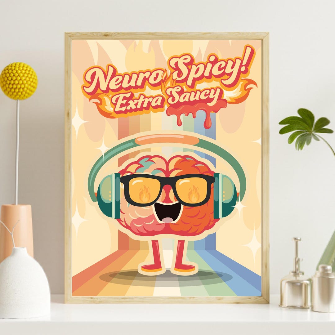 Neurodiversity Wall Art Therapy Office Classroom Wall Art ...