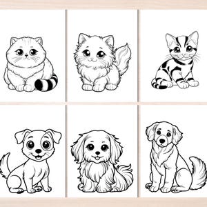Animal Activity Bundle PDF – 104 Coloring Pages & Flashcards for Kids ...