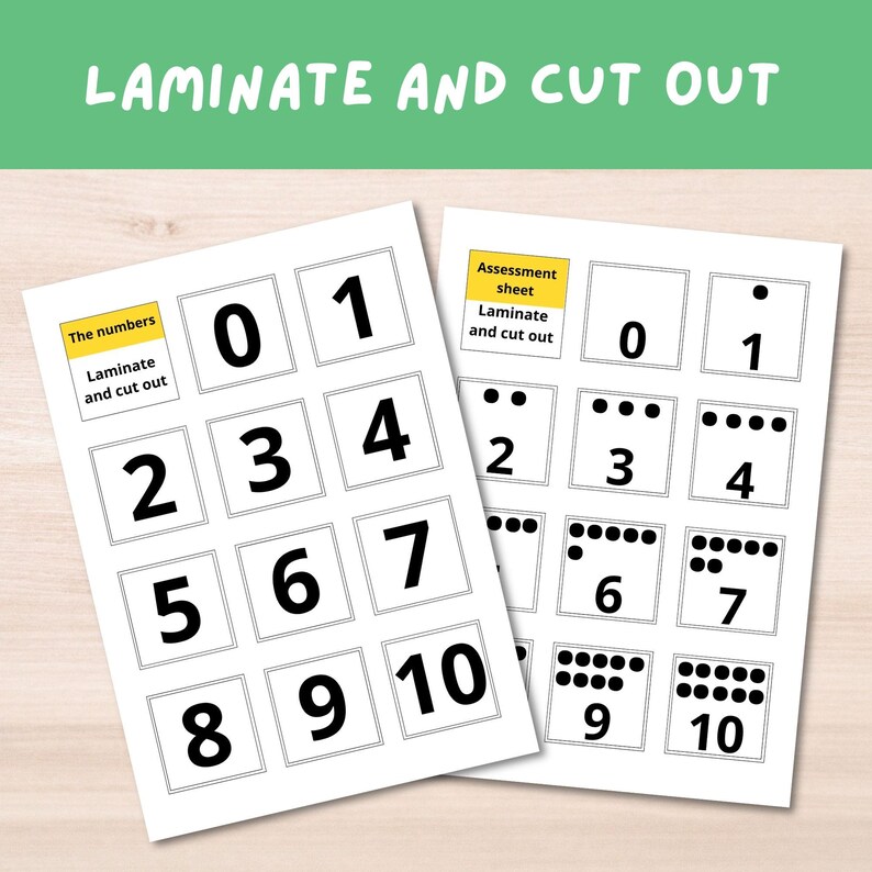 Montessori Math PDF Printable – Numbers Counting and Early Addition for ...