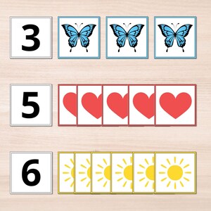 Montessori Math PDF Printable – Numbers Counting and Early Addition for ...