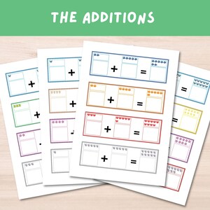 Montessori Math PDF Printable – Numbers Counting and Early Addition for ...