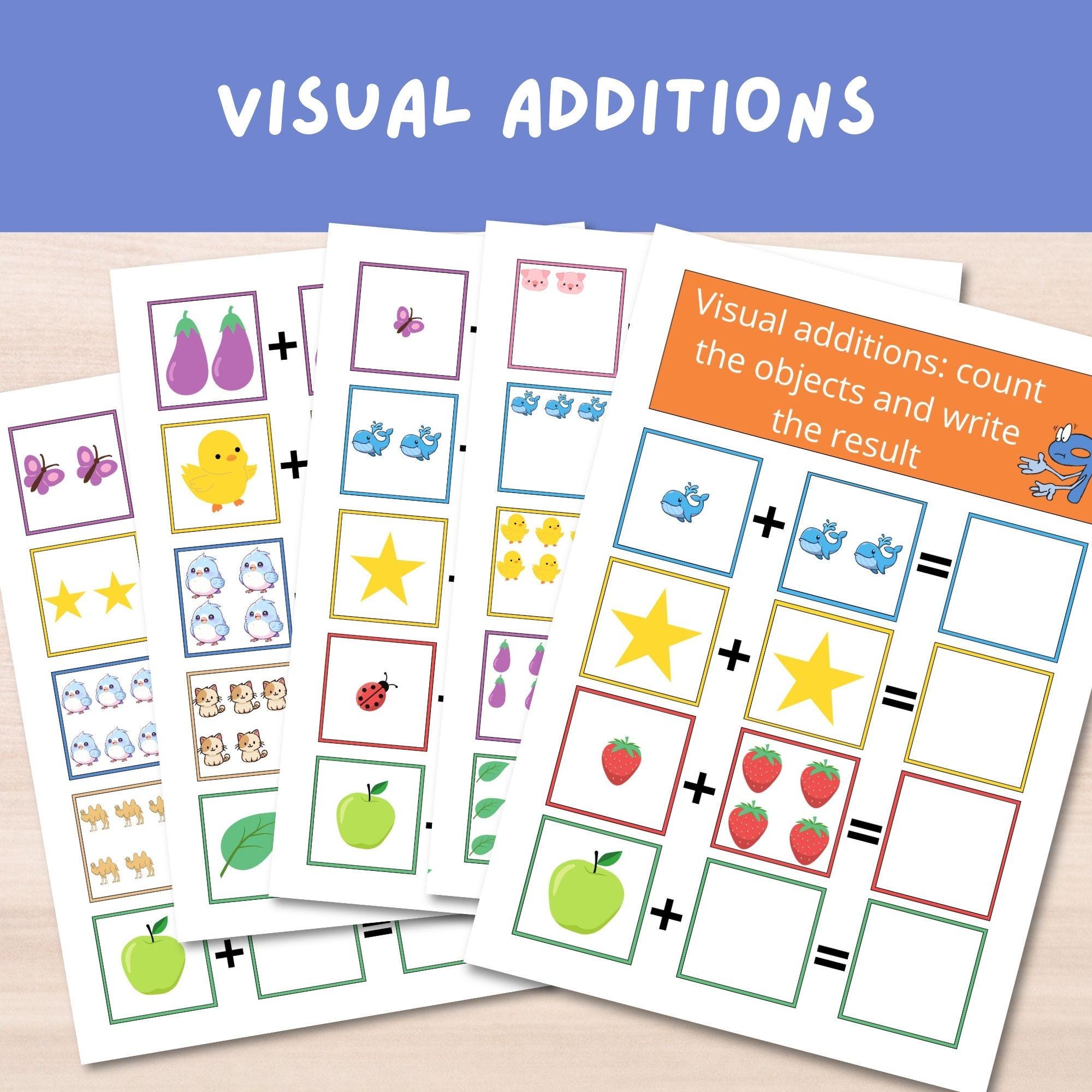 Montessori Numbers Printable | Preschool Math Activities | Count, Add ...