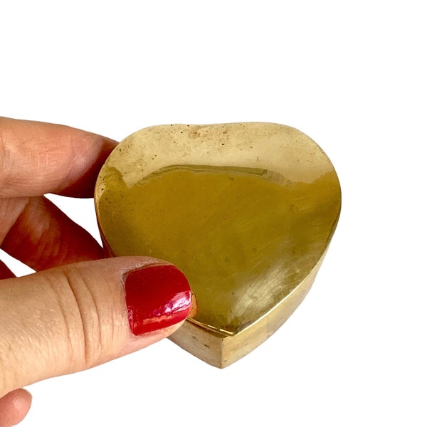 Brass Heart Box - Etsy