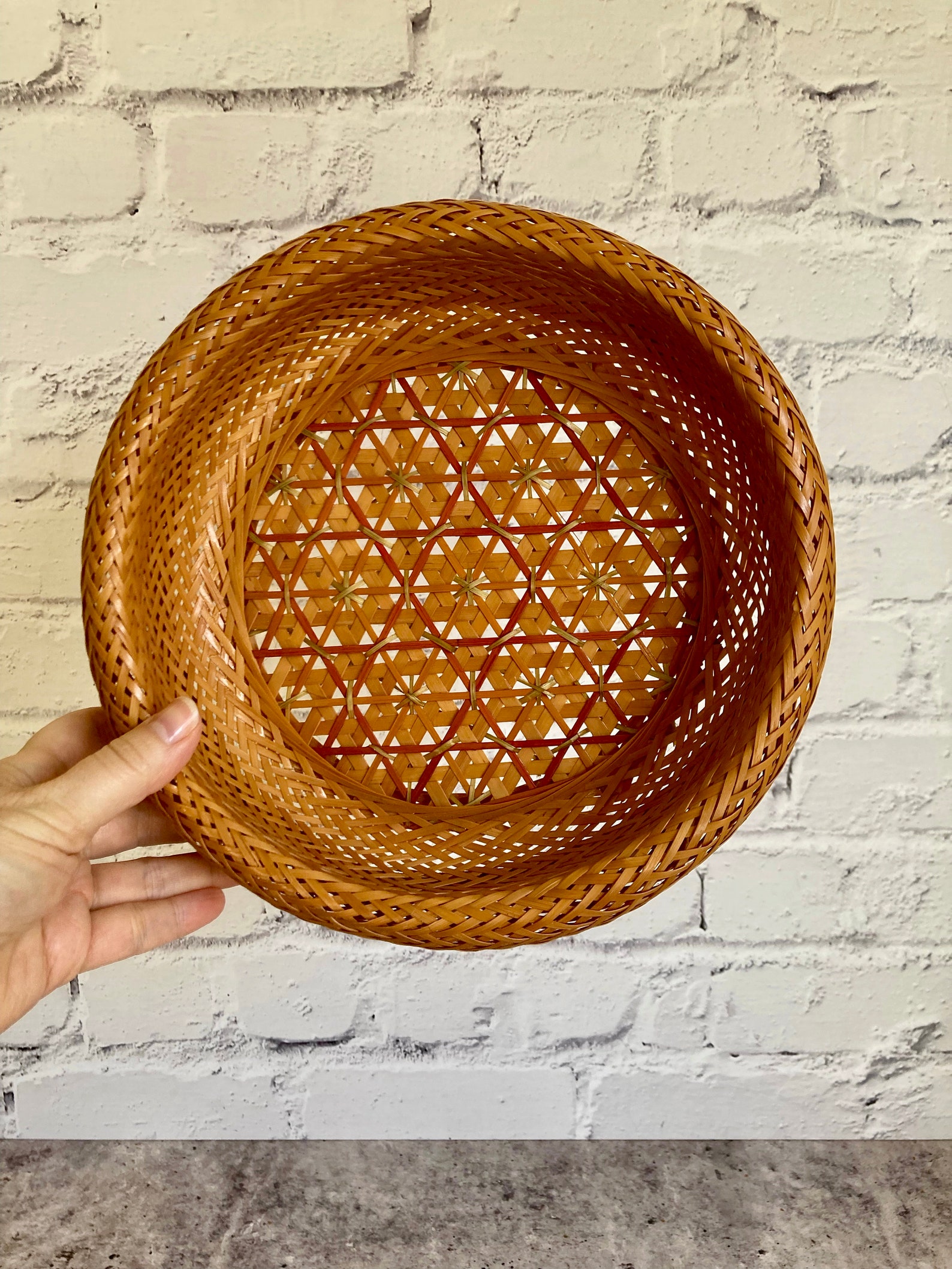 Pair of Double Weave Delicate Baskets/bowls - Etsy