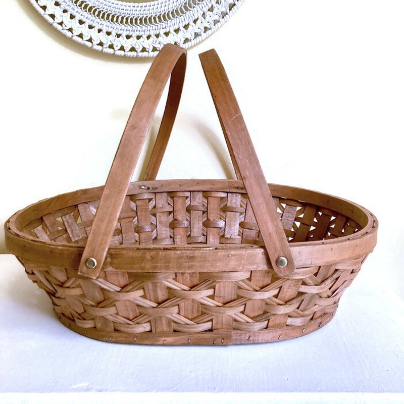 Basket With Handle - Etsy