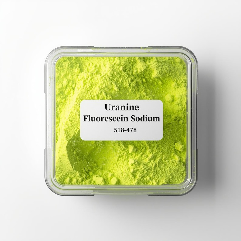 Uranine (fluorescein Sodium) Dye Powder | CAS 518-47-8 | Bright Green ...