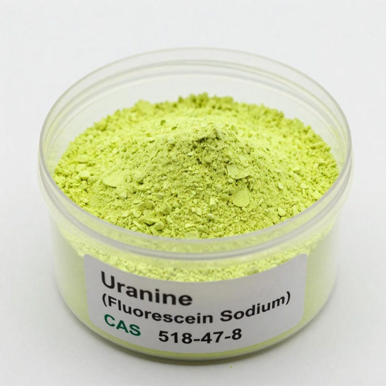 Uranine (fluorescein Sodium) Dye Powder | CAS 518-47-8 | Bright Green ...