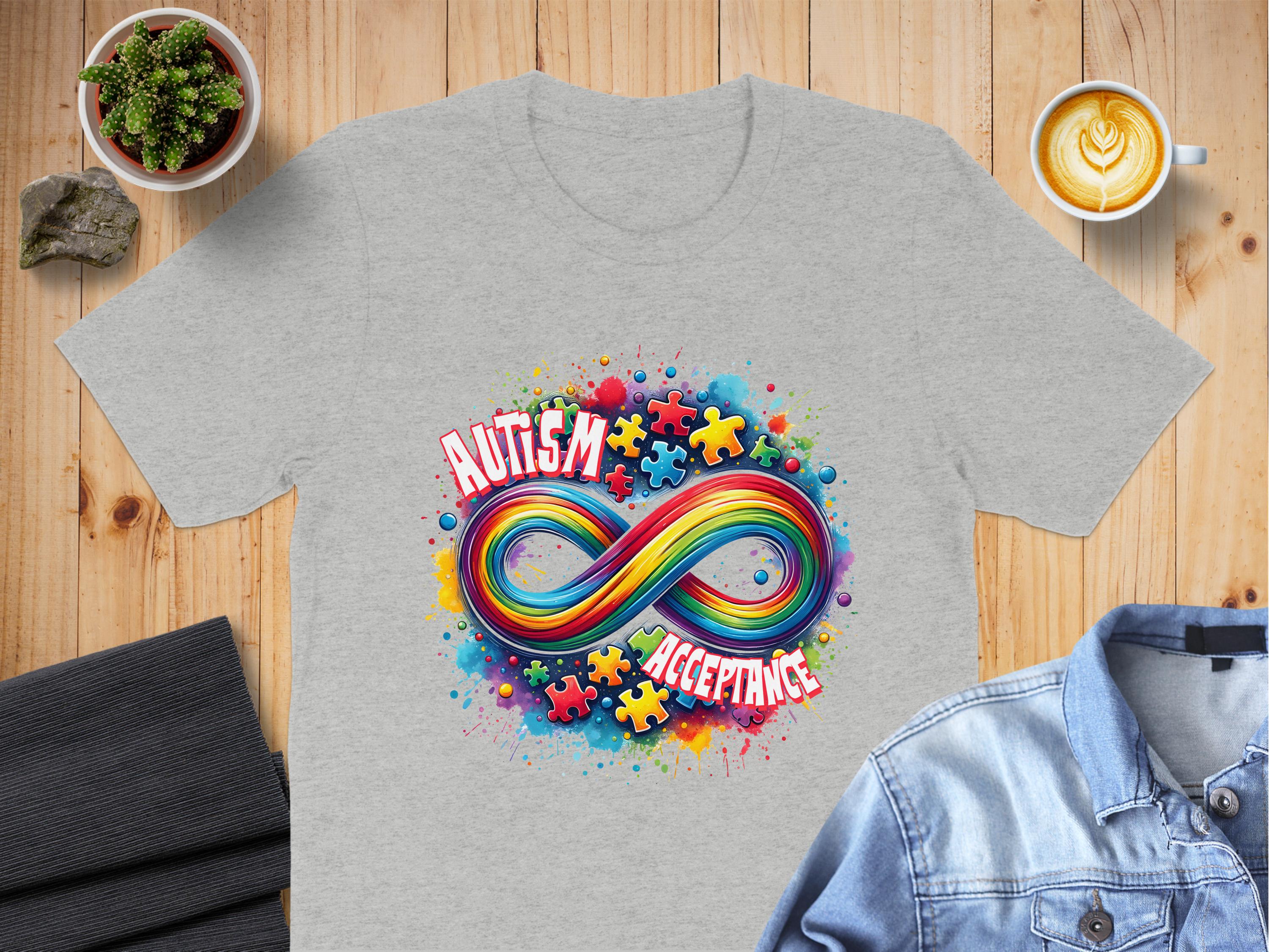 Autism Acceptance Infinity Symbol, Autism Awareness Puzzle Pieces ...