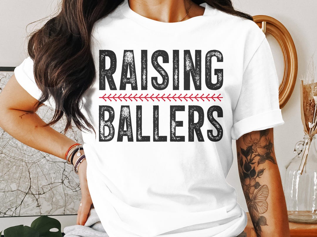 Raising Ballers PNG: Sports Mom Baseball Print (digital Download) - Etsy