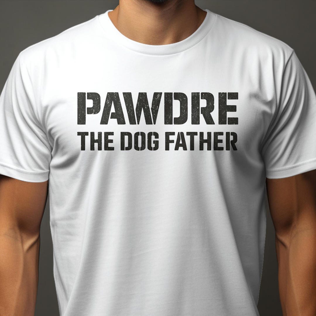 Pawdre the Dog Father PNG Digital Art, Cool Dog Dad Graphic, Pet Lover ...