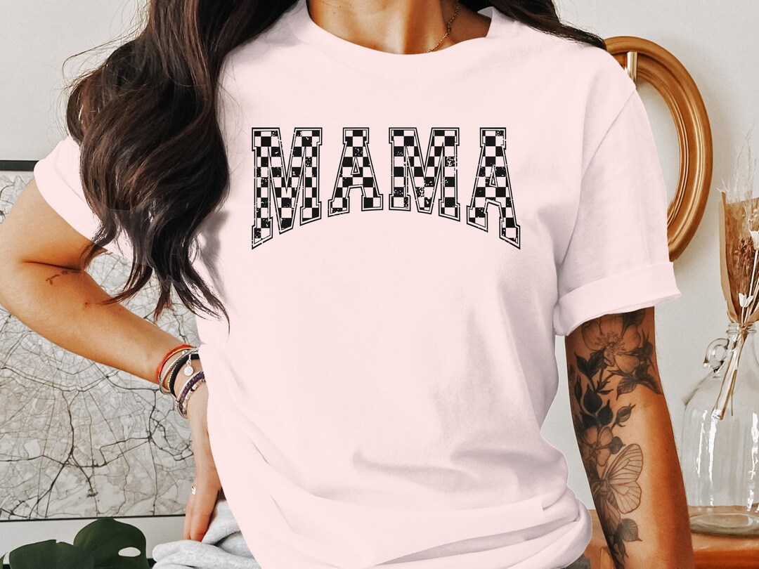 Checkerboard Mama PNG, Digital Download Mama PNG, Mother's Day Gift PNG ...