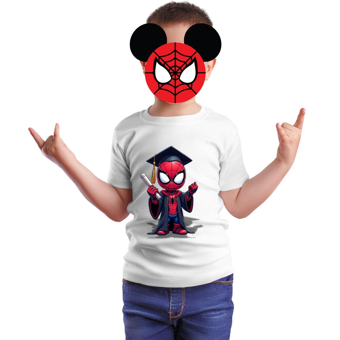 Spiderman Graduation PNG | Superhero Graduate Clipart | Cute Graduation ...