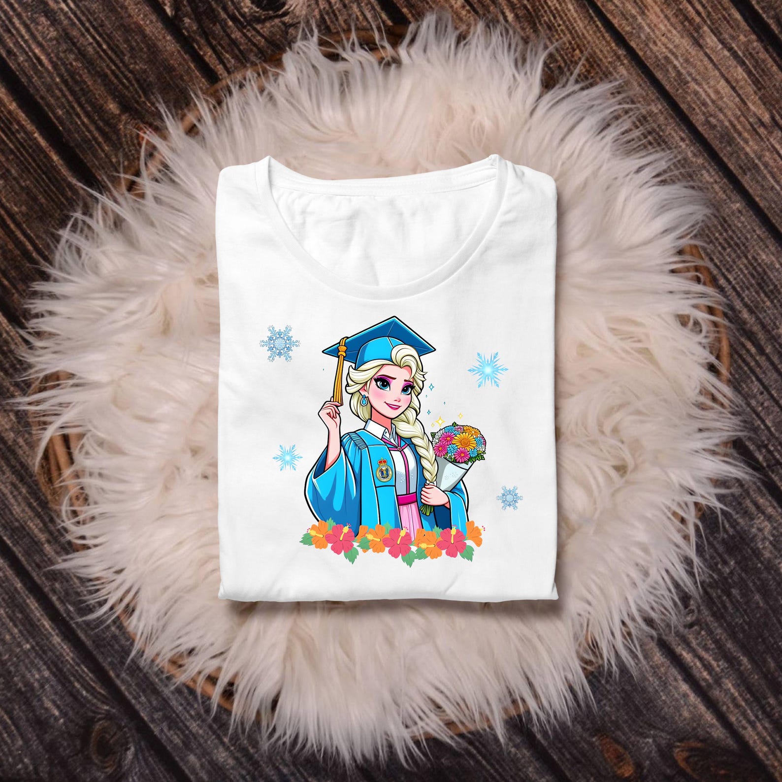 Frozen Graduation PNG, Ice Princess Graduate Clipart, Elsa Cap and Gown ...