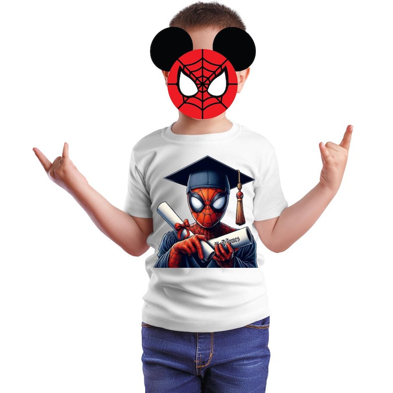 Spiderman Graduation PNG | Superhero Graduate Clipart (digital Download ...