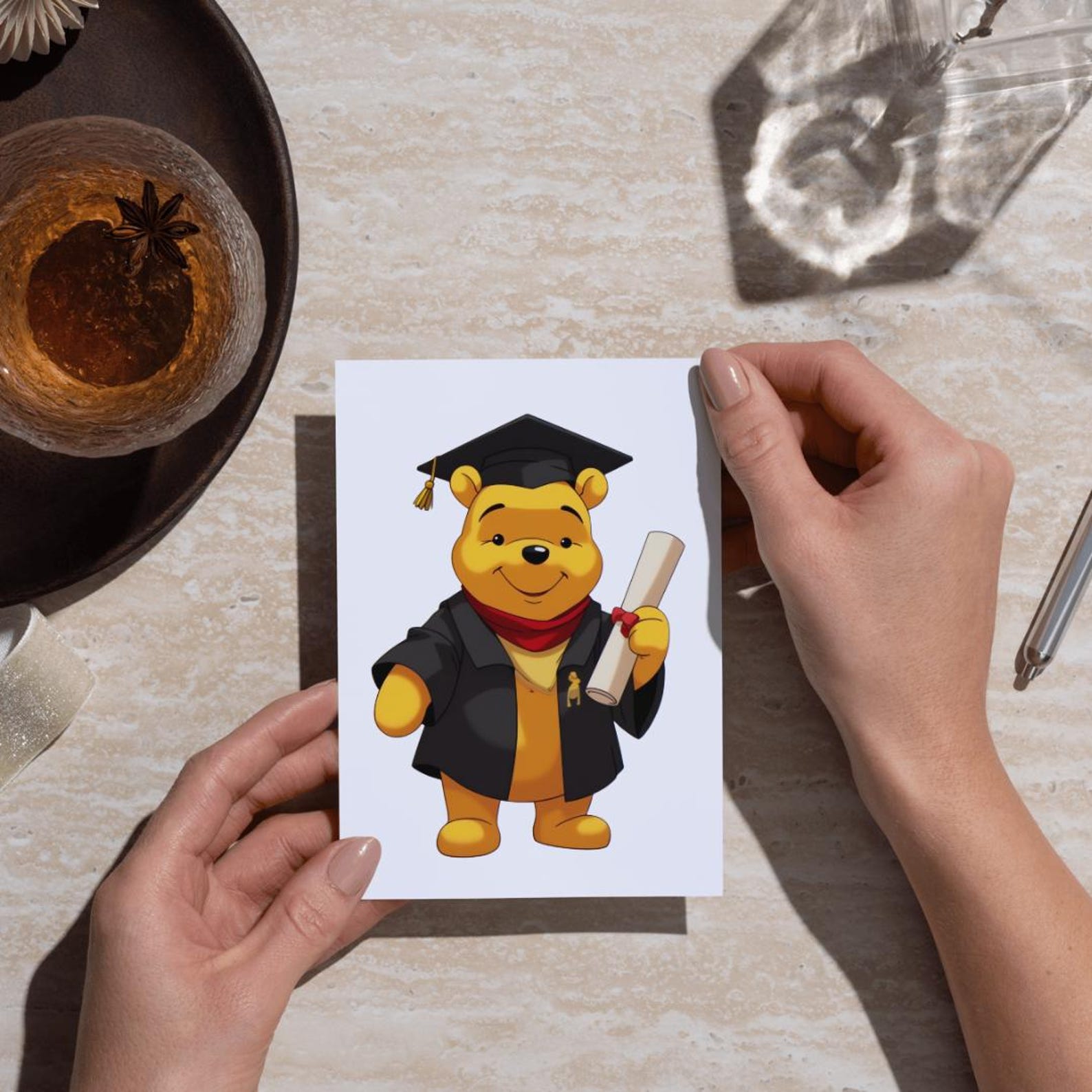 Graduation Pooh Bear PNG Bundle – 9 Cute Graduate Bear Cliparts | Class ...