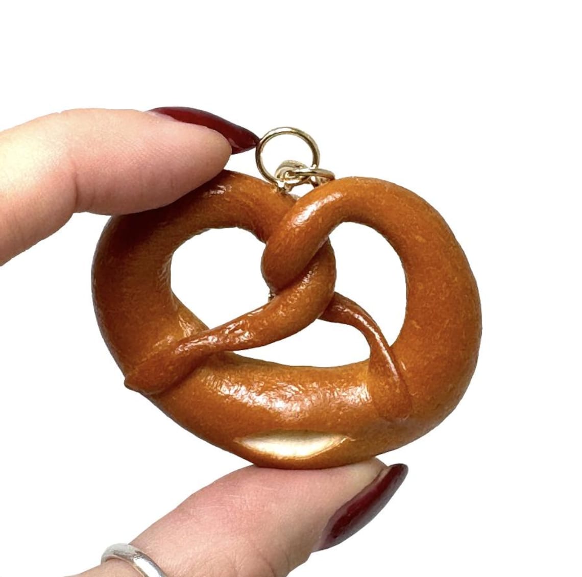NYC Soft Pretzel Keychain DIY Bag Charm Craft Supply – Cute Planner ...