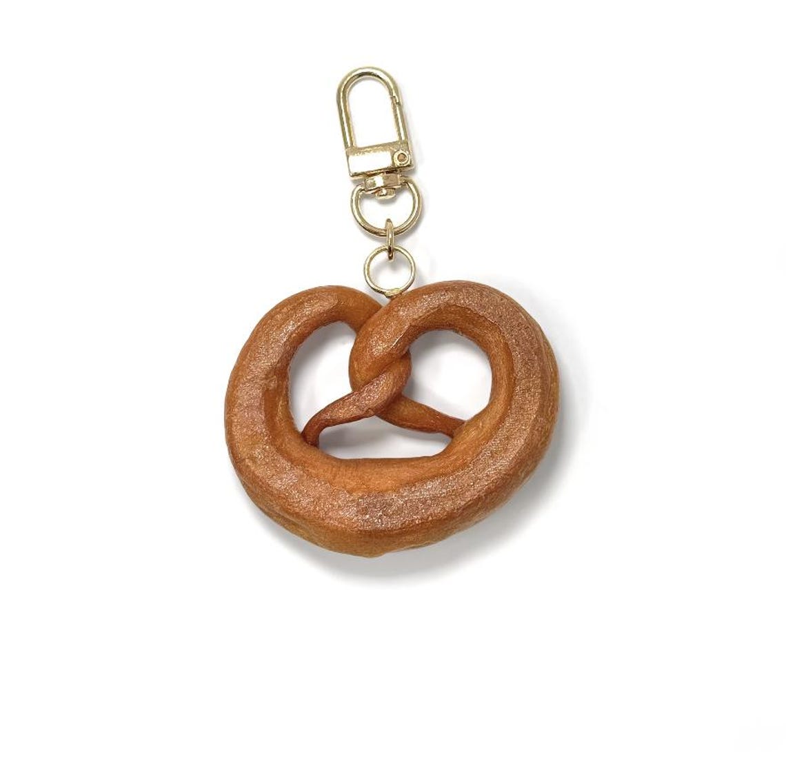 NYC Soft Pretzel Keychain DIY Bag Charm Craft Supply – Cute Planner ...