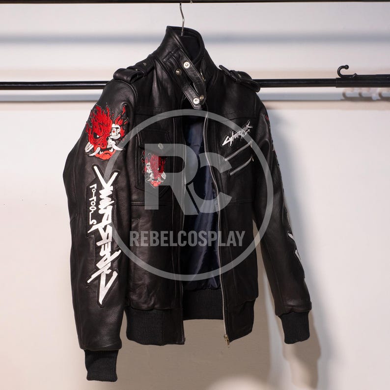 Cyberpunk 2077 Samurai Jacket , Cyberpunk 2007 Unisex Gaming Costume ...