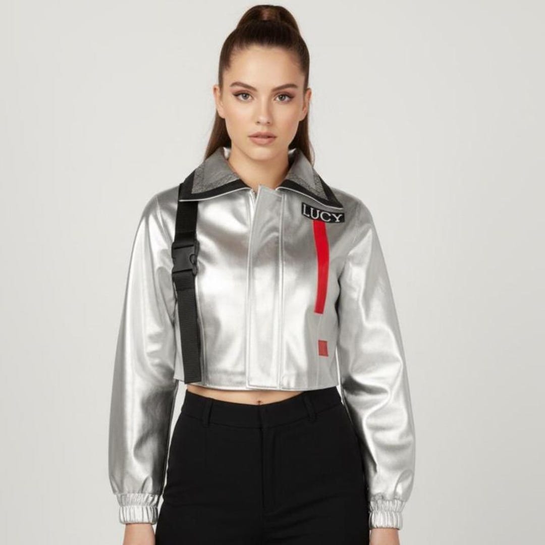 Cyberpunk 2077 Edgerunner Lucy's Cosplay Leather Jacket - Etsy