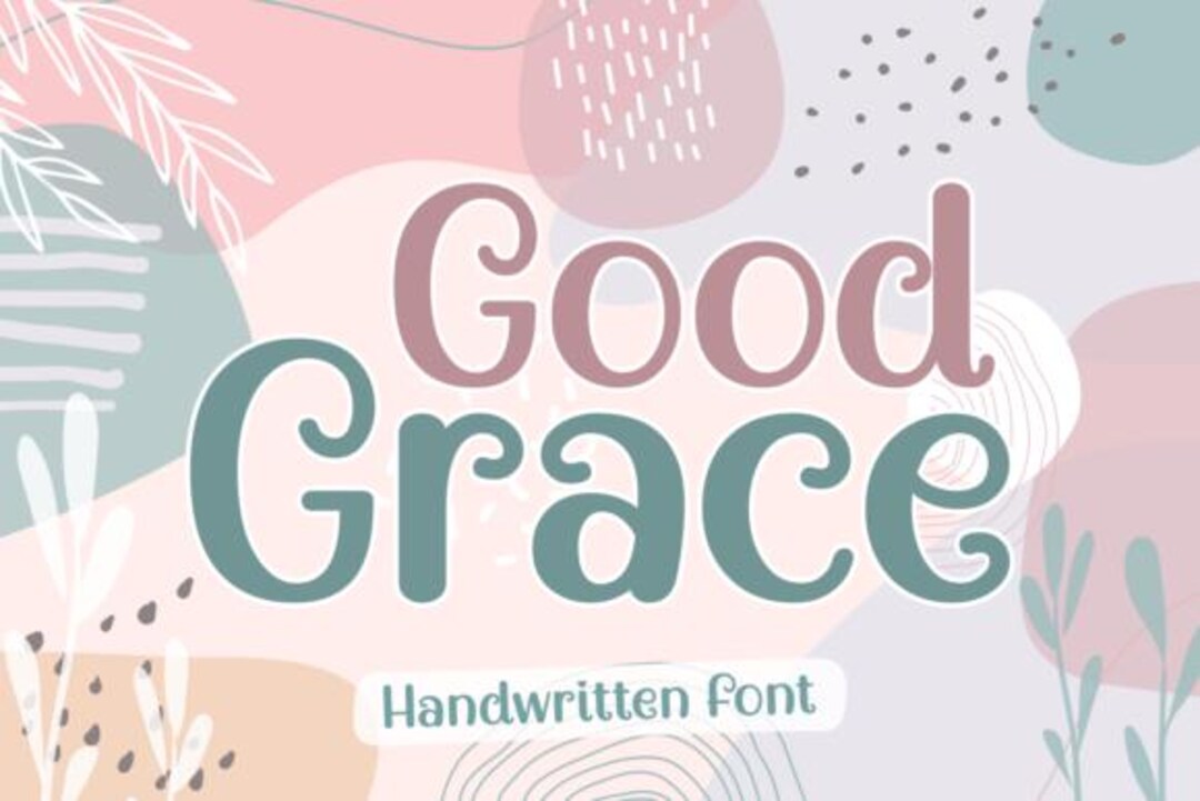 Good Grace Handwritten Font, Chic Script (OTF) Digital Download - Etsy