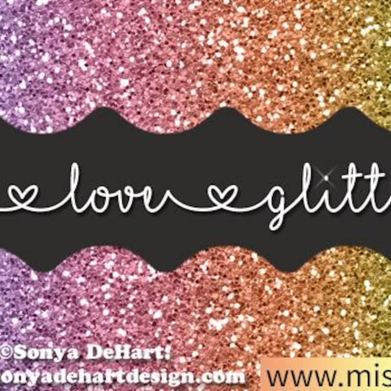 Glitter Svg - Etsy