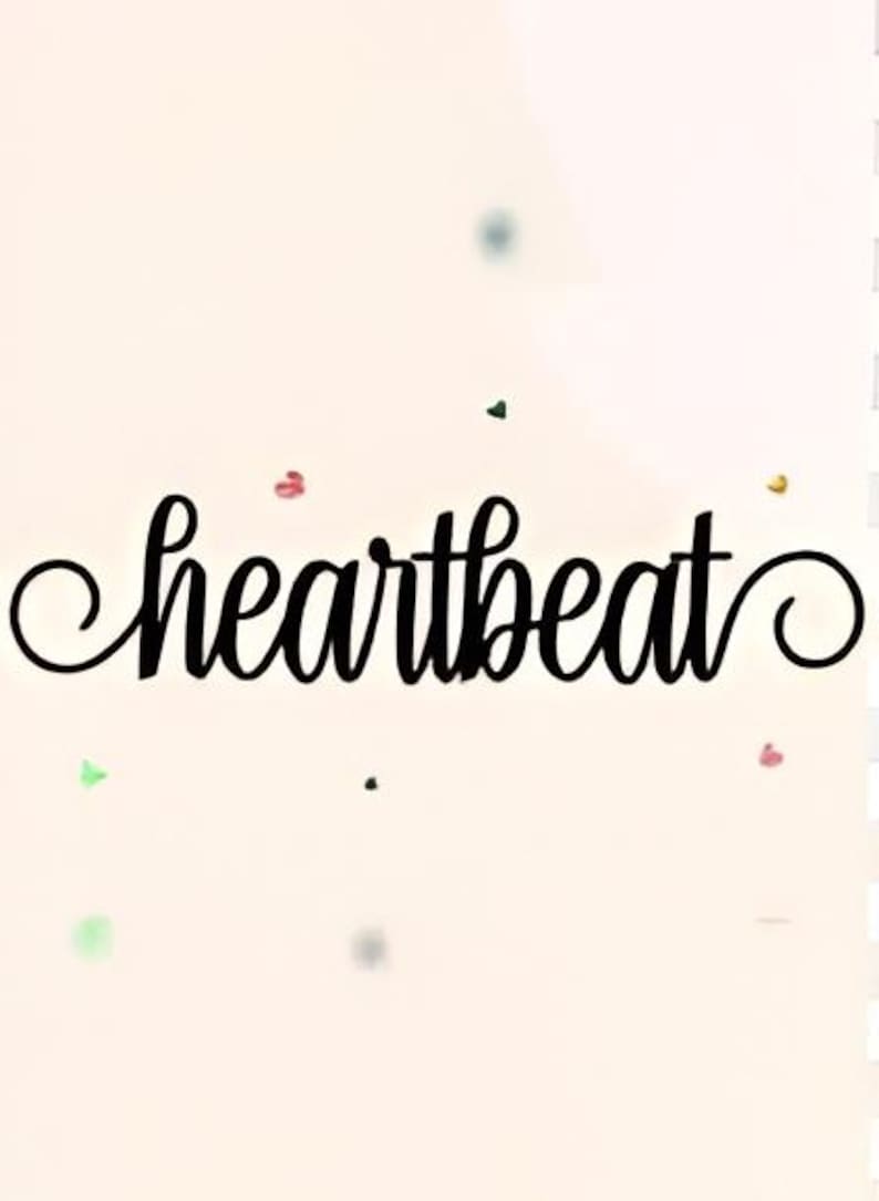 Heartbeat Script Font, Valentine's Day Font (TTF-OTF) - Etsy