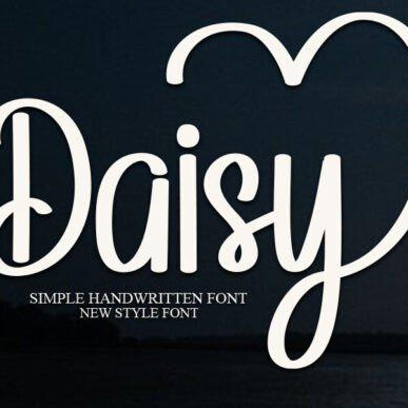 Cutesy Cursive Font - Etsy