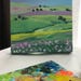 Original Abstract Landscape Painting on a Canvas of 11.8x11.8 Inches ...