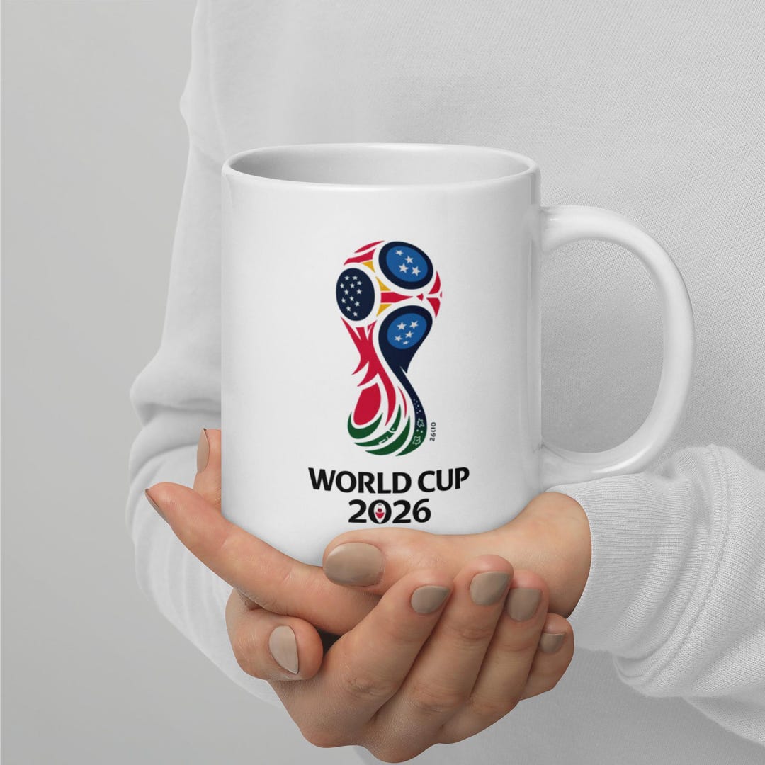 2026 FIFA World Cup Mug Official Logo Coffee Cup Soccer Fan Gift World ...