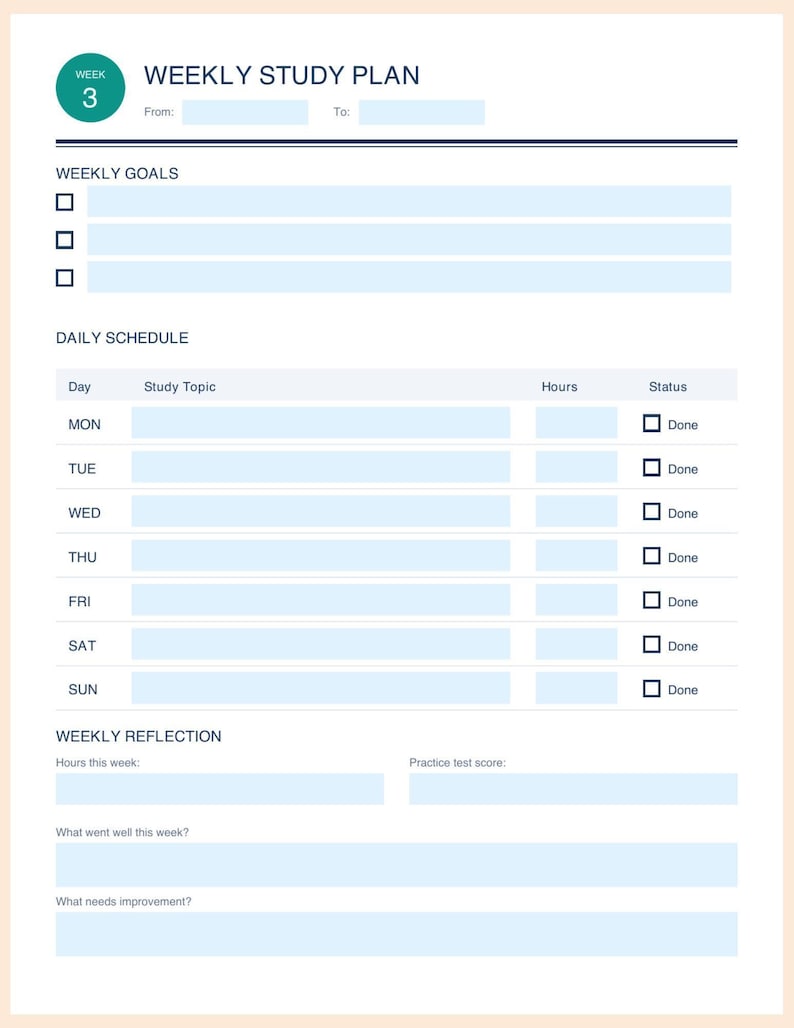 AWS Cloud Practitioner CLF-C02 Exam Prep Study Guide PDF Planner Digital Download Instant Access ...
