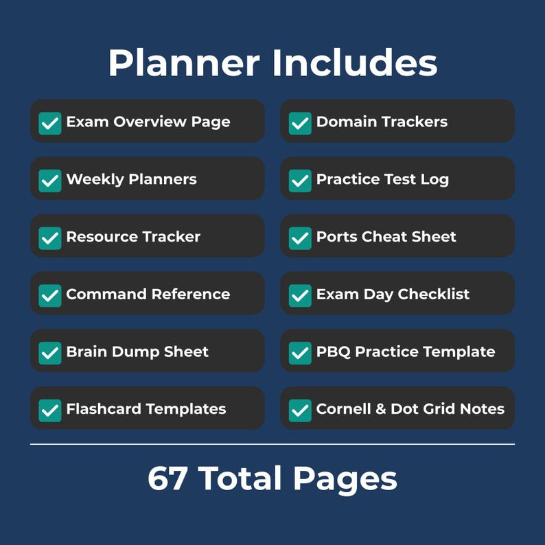 Comptia Linux+ Certification Planner XK0-006 Exam Prep Study Guide ...