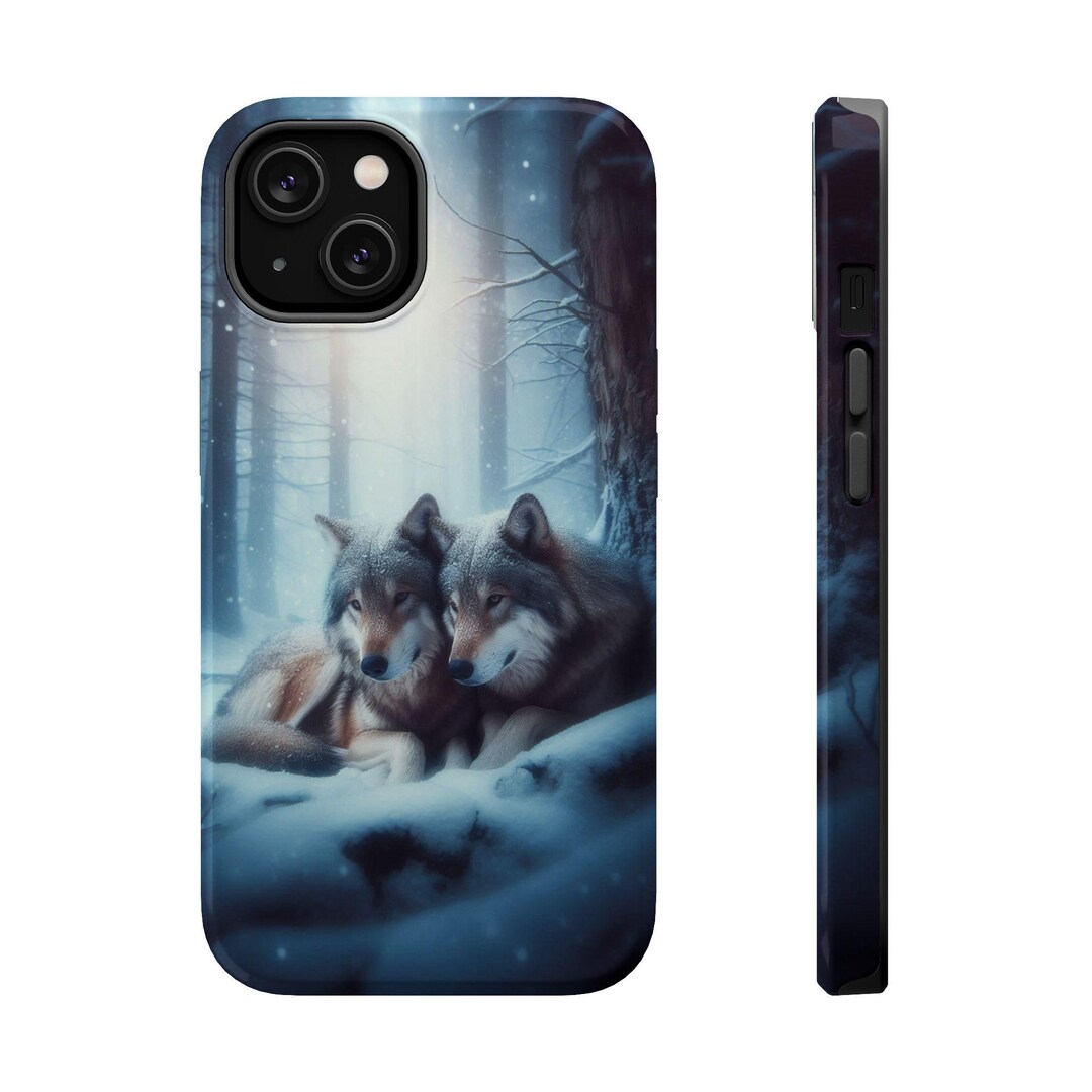 Winter Wolves Magnetic Phone Case, Impact-resistant Polycarbonate - Etsy