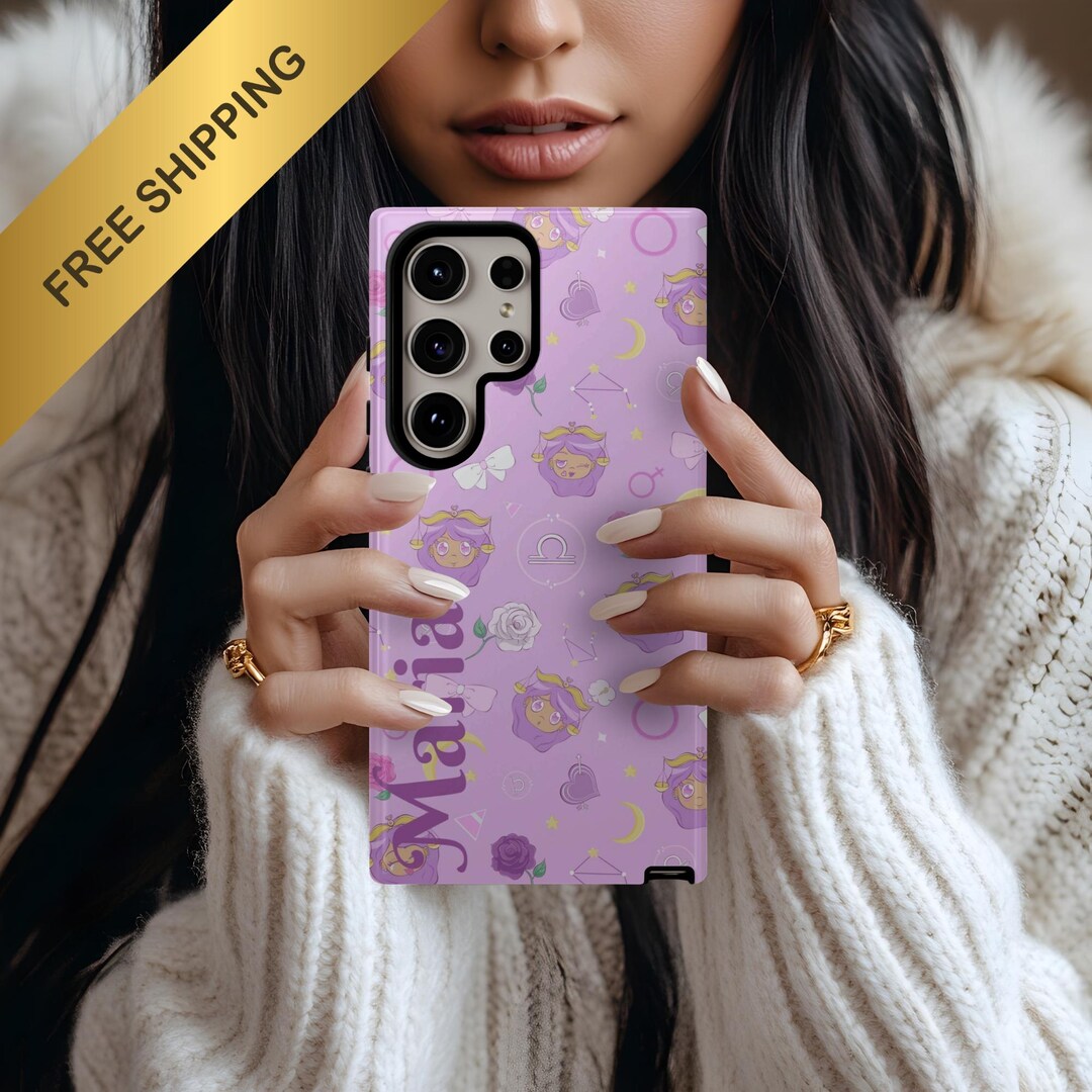 Anime Zodiac Phone Case|personalized Libra Tough Case|iphone, Samsung ...