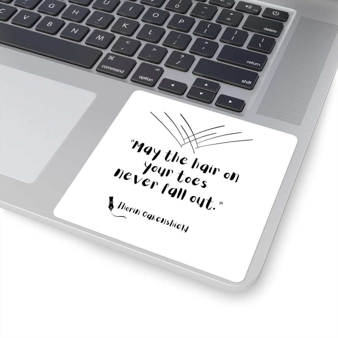 Blessing Vinyl Sticker, JRR Tolkien Quote, Hobbit Blessing Sticker ...